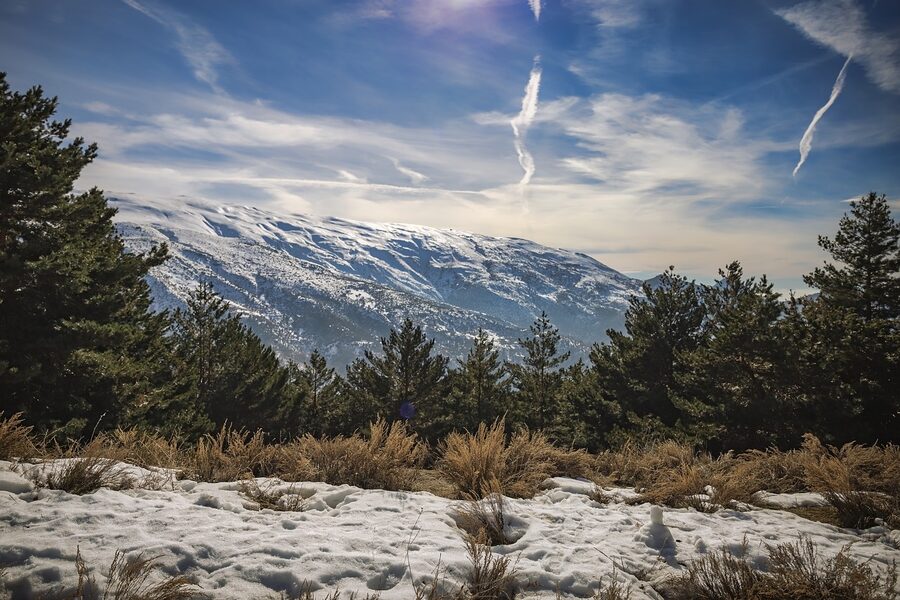 Sierra Nevada panorama Andalusia Spain landscape