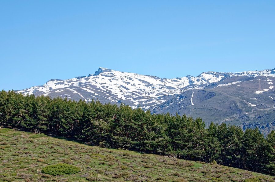 Sierra Nevada national park view province of Granada