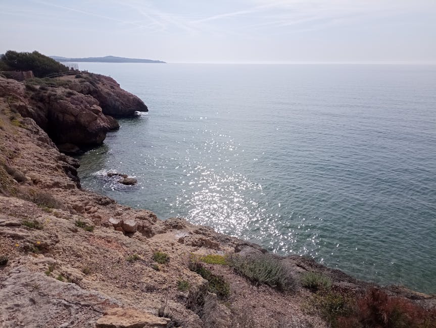 Rocky coastline near Tarragona