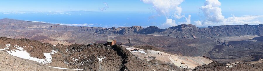 Mount Teide cable car upper station at La Rambleta