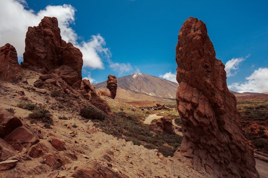 Volcanic rocks in Teide National Park