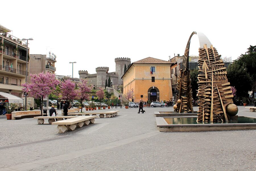Rocca Pia fortress in Tivoli Italy