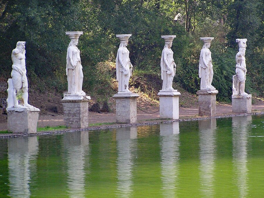 Reflection pond at Hadrian's Villa Tivoli