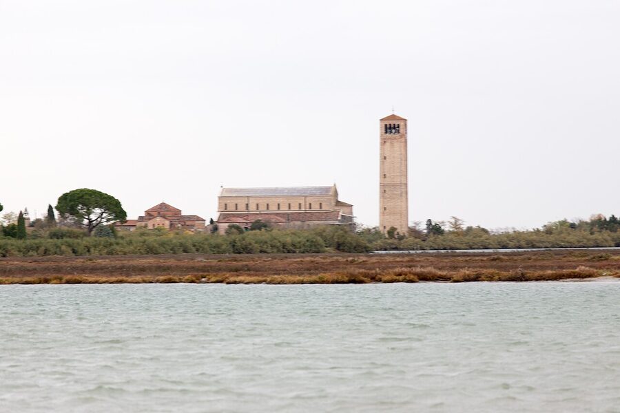 Basilica di Santa Maria Assunta exterior on Torcello island Venice