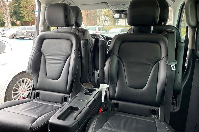 Transfer from the Sofia Airport to your hotel in Sofia by VIP Mercedes V class - The Sum Up