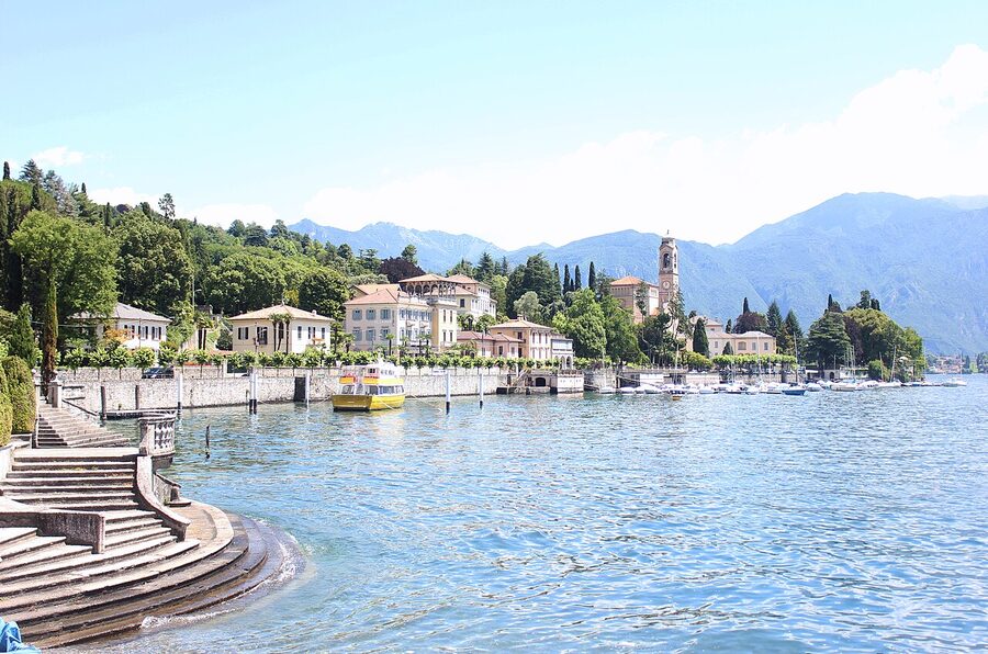 Tremezzo waterfront on Lake Como, Italy
