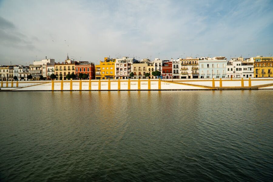 Triana riverfront houses Seville