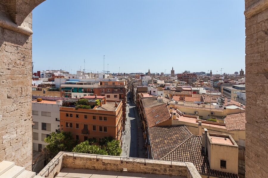 Torres de Quart Valencia with Napoleonic cannonball damage