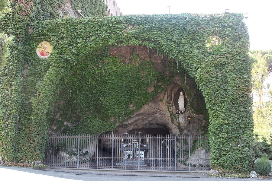 Lourdes Cave Replica in Vatican Gardens