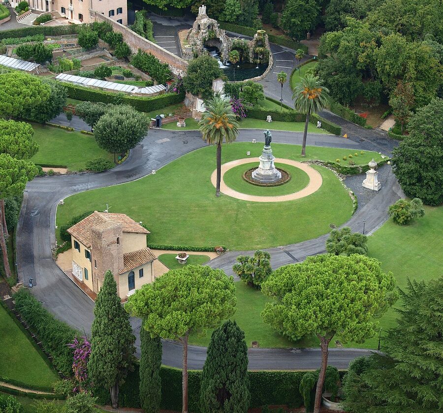 Pathway through the Vatican Gardens