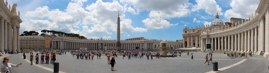 Vatican panorama view Italy