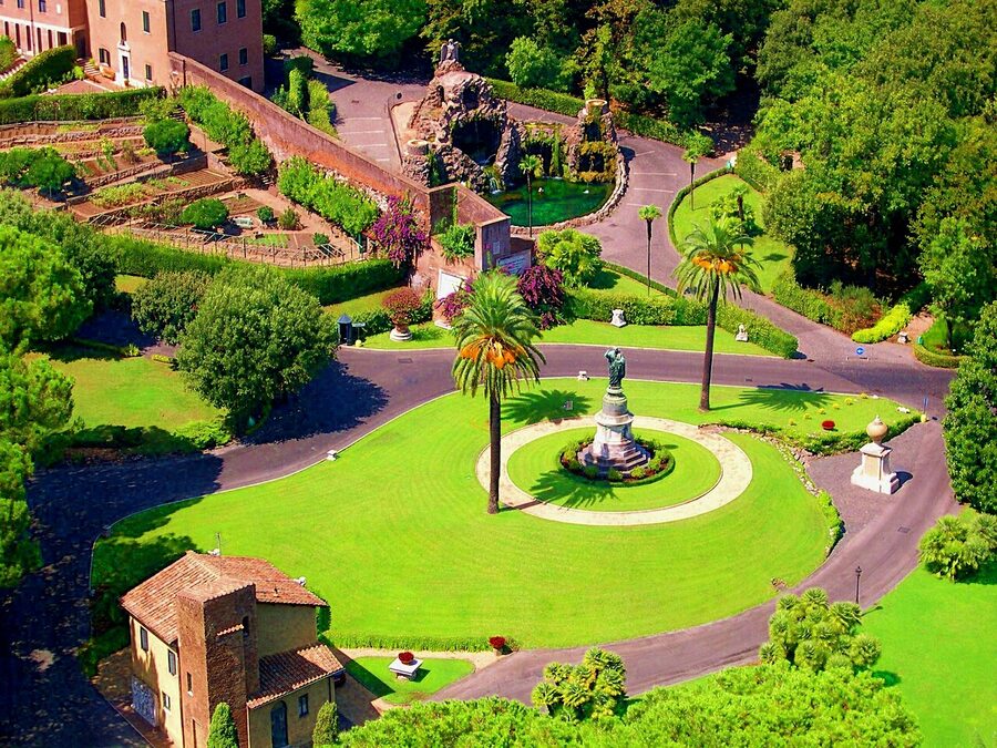 Another view of the Vatican Gardens