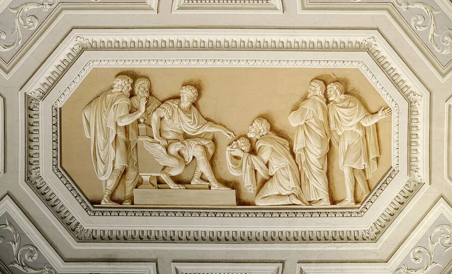 The Gallery of Tapestries at the Vatican Museums with sixteenth century Flemish tapestries