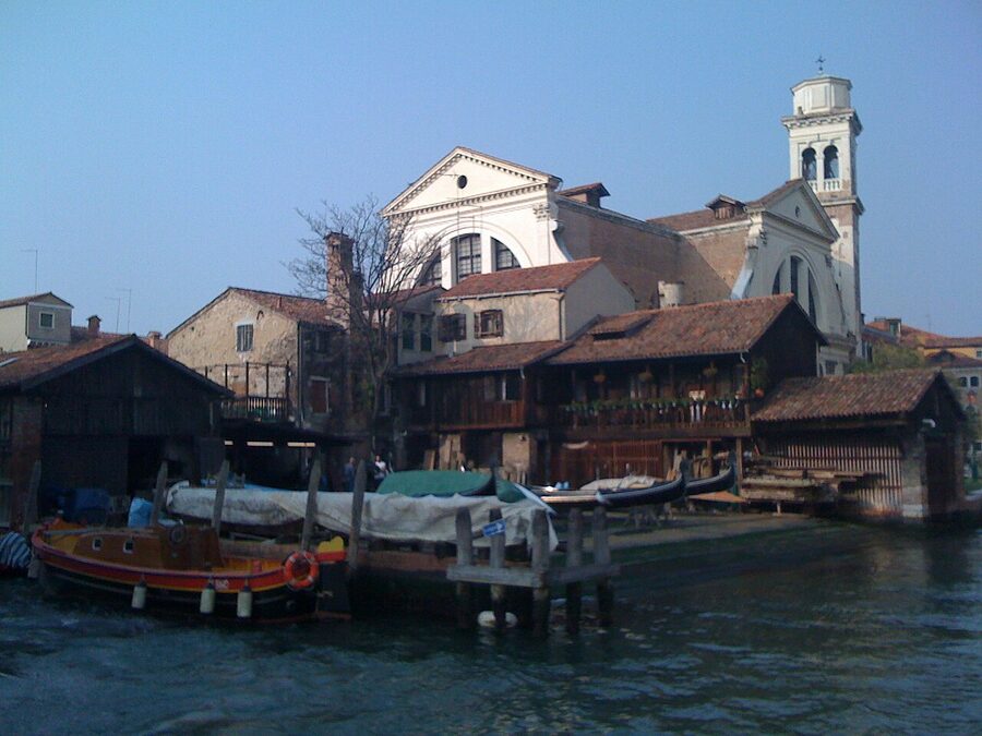 Squero di San Trovaso gondola repair workshop in Venice