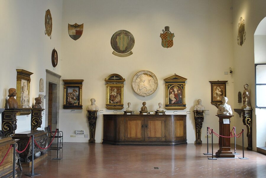 The Verrocchio Hall at the Bargello Museum, Florence