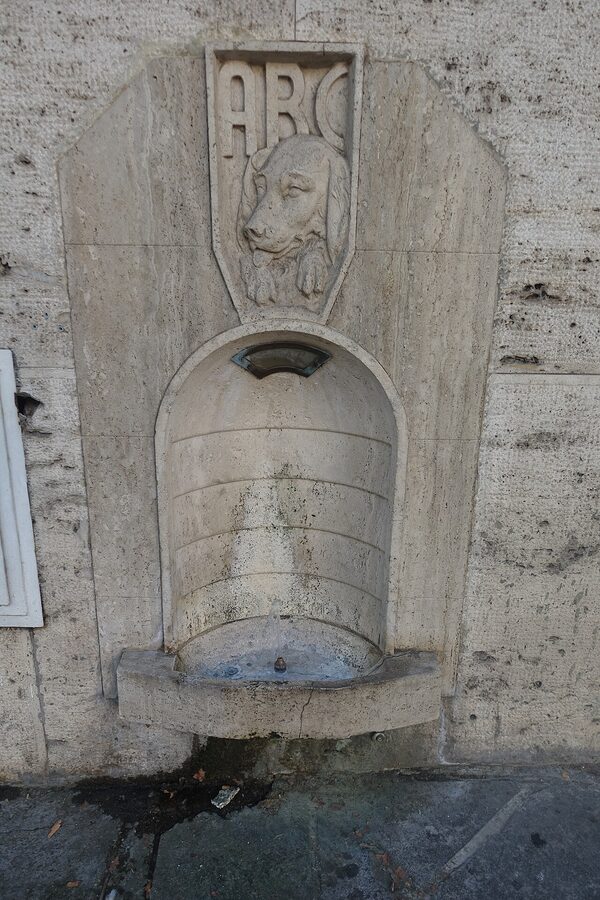 Fountain in Via Veneto, Rome