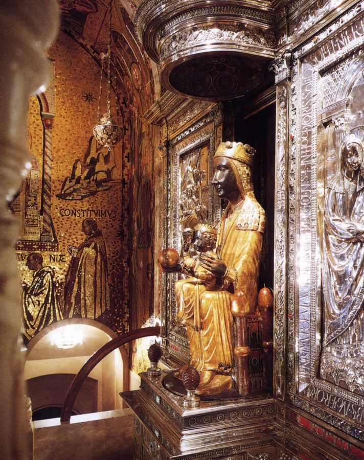 The Black Madonna of Montserrat known as La Moreneta