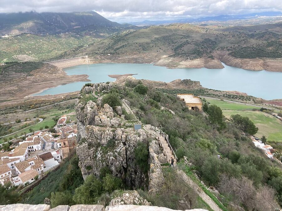 Castle tower of Zahara de la Sierra